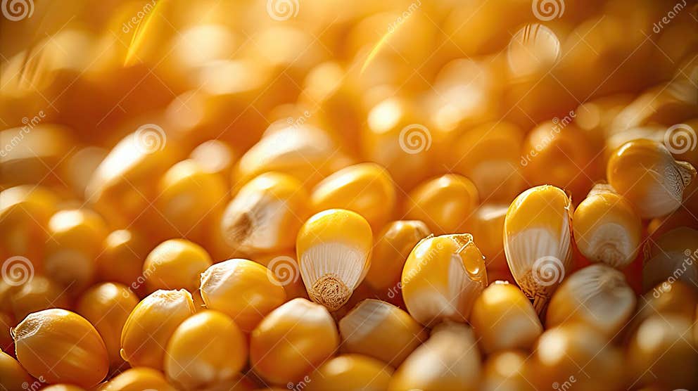 Kernel Seed Corn Background Stock Illustration - Illustration of field ...