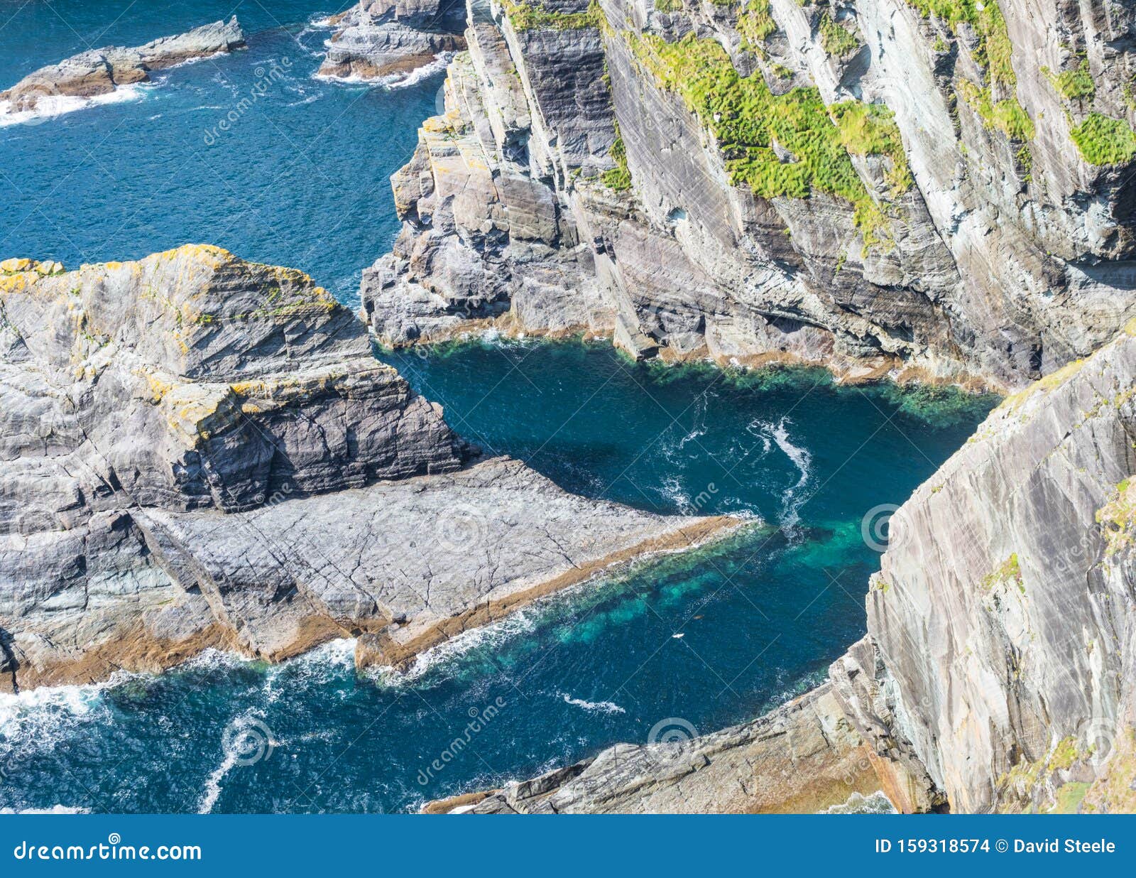 Kerry Cliffs in Ireland stock photo. Image of kerry - 159318574