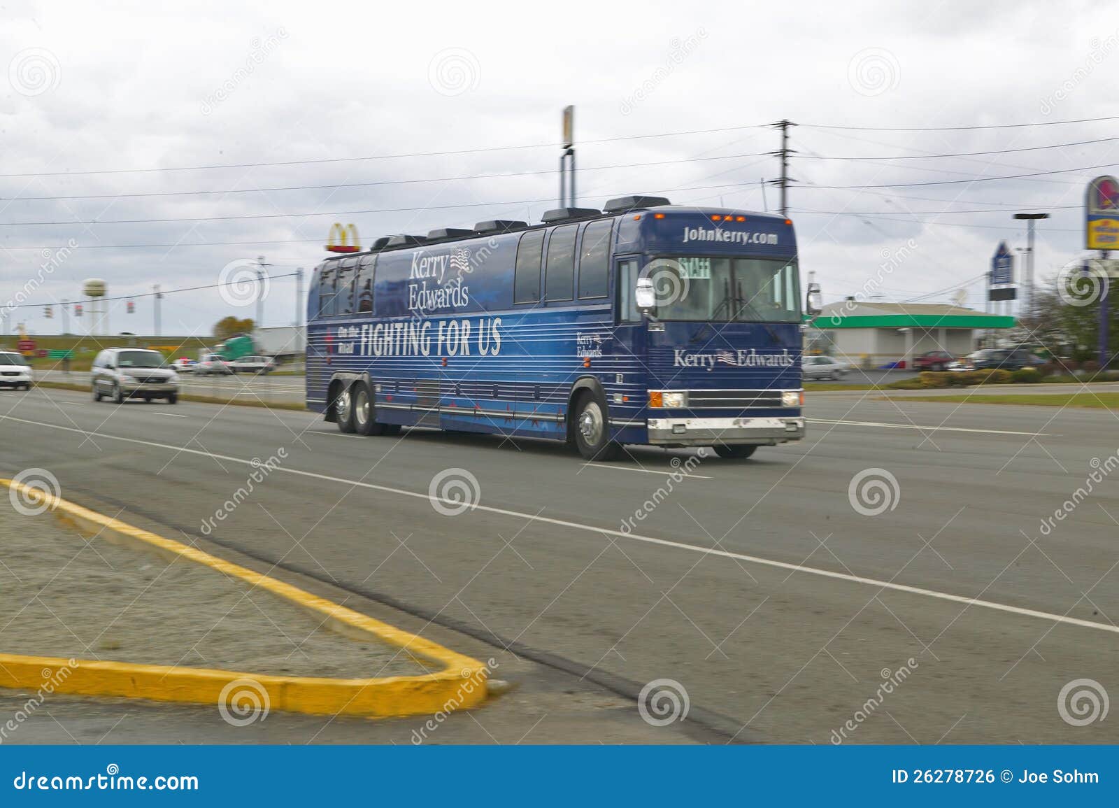 Kerry Edwards on the Road Bus Tour Editorial Photo - Image of event ...