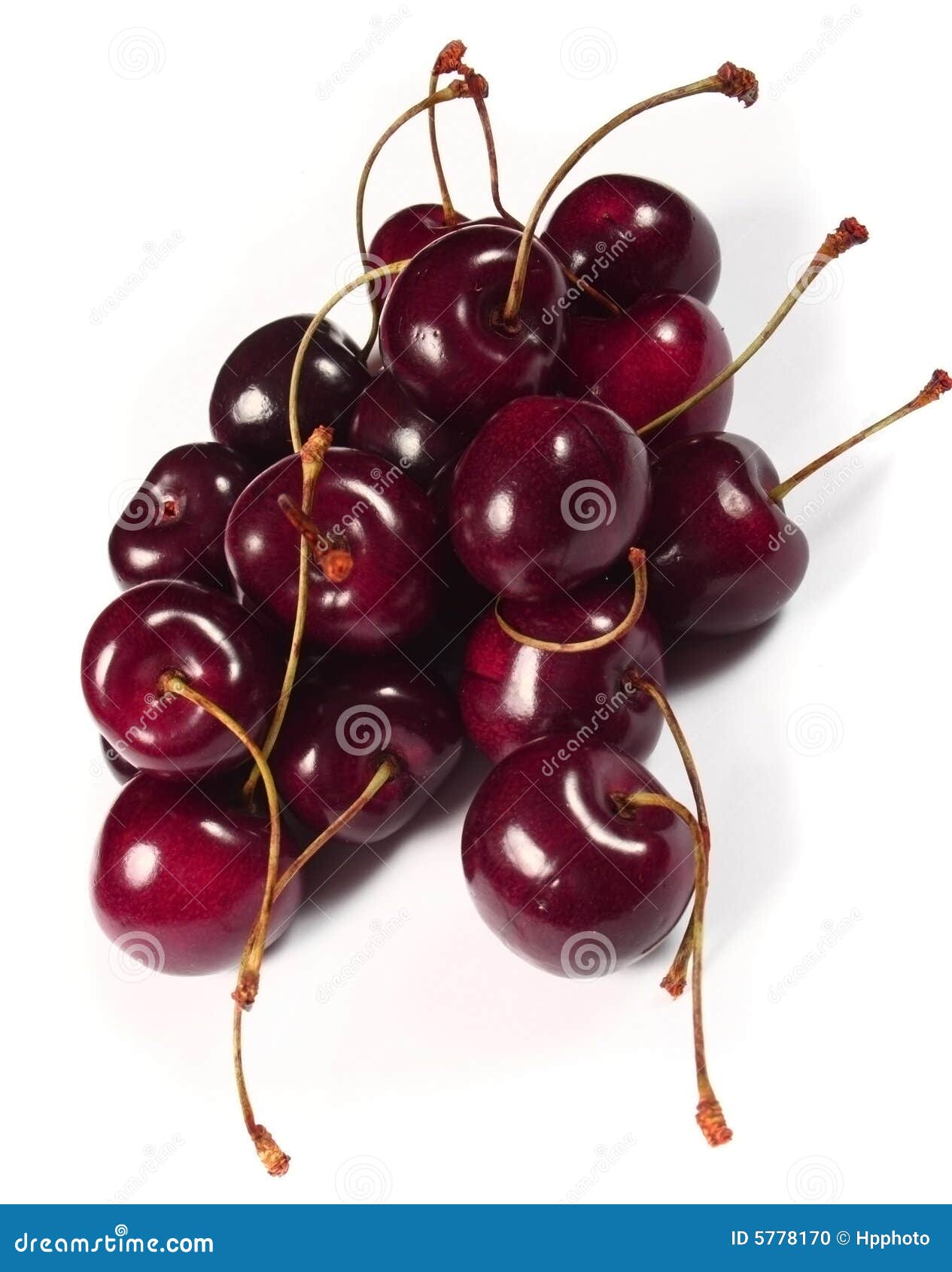 Kersen Op Witte Achtergrond Stock Foto - Image of voeding, rijp: 5778170