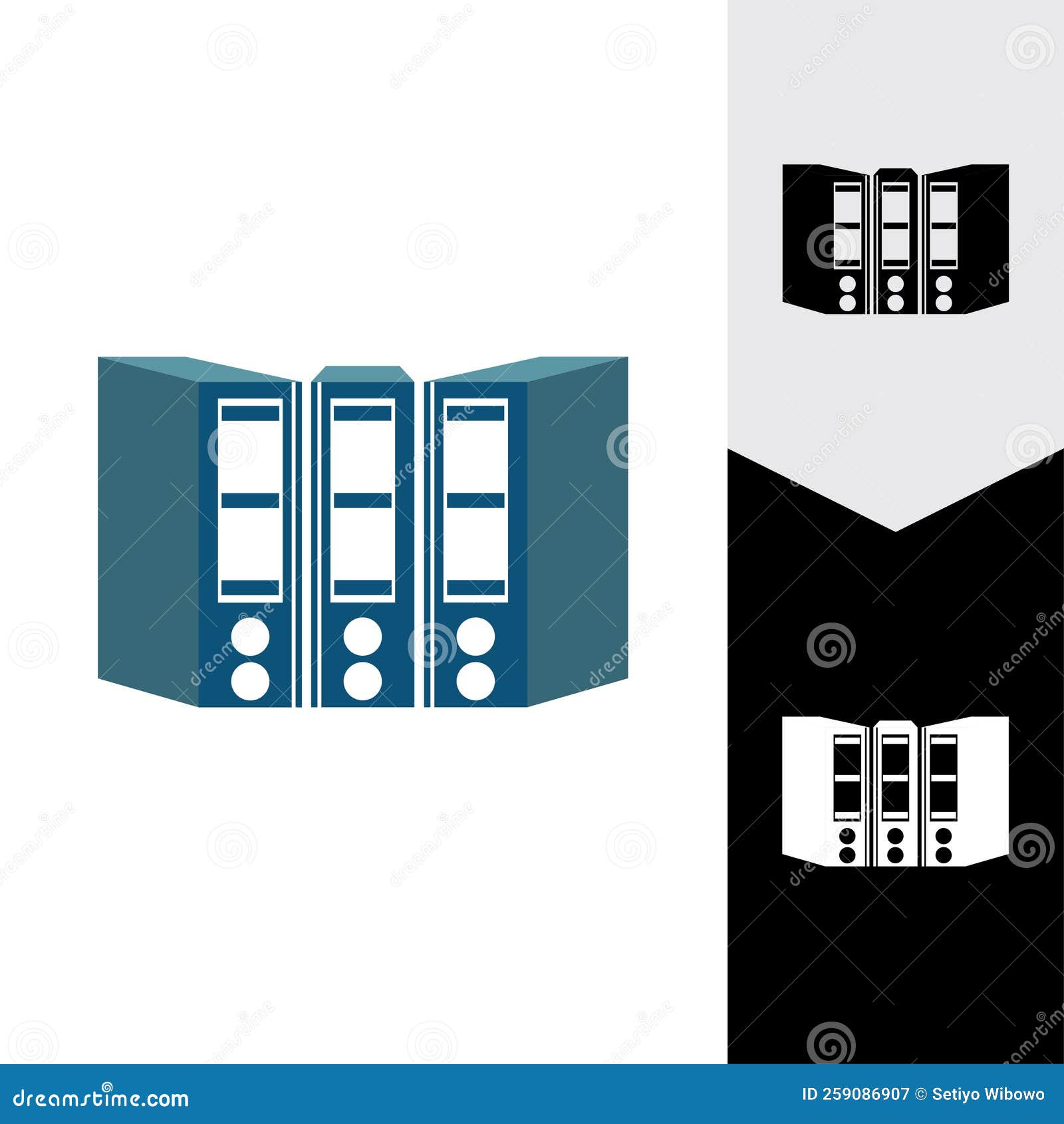 Accounting Vector Logo Background Stock Vector - Illustration of binder ...