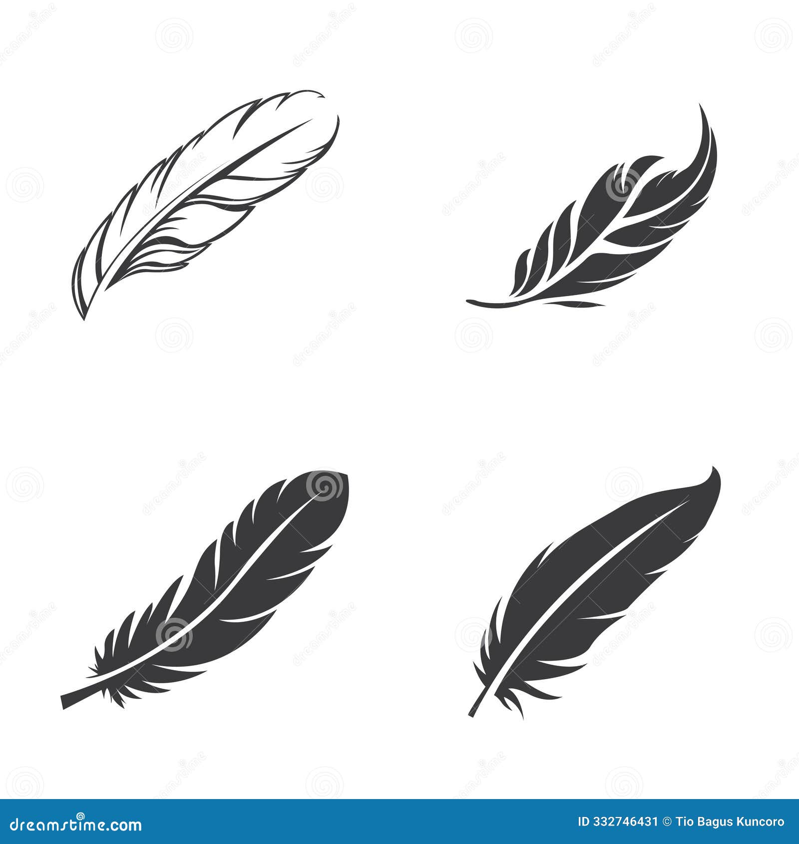 Kertas gambar stock illustration. Illustration of quill - 332746431