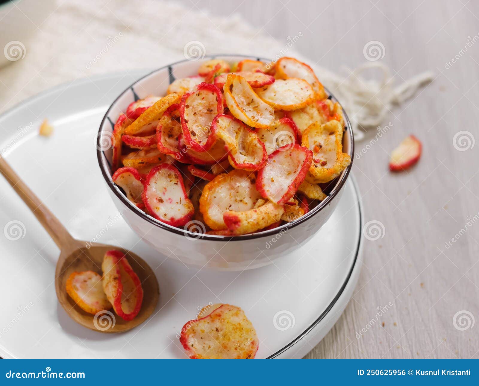 Kerupuk Seblak, Typical Crackers from Bandung, West Java Stock Photo ...