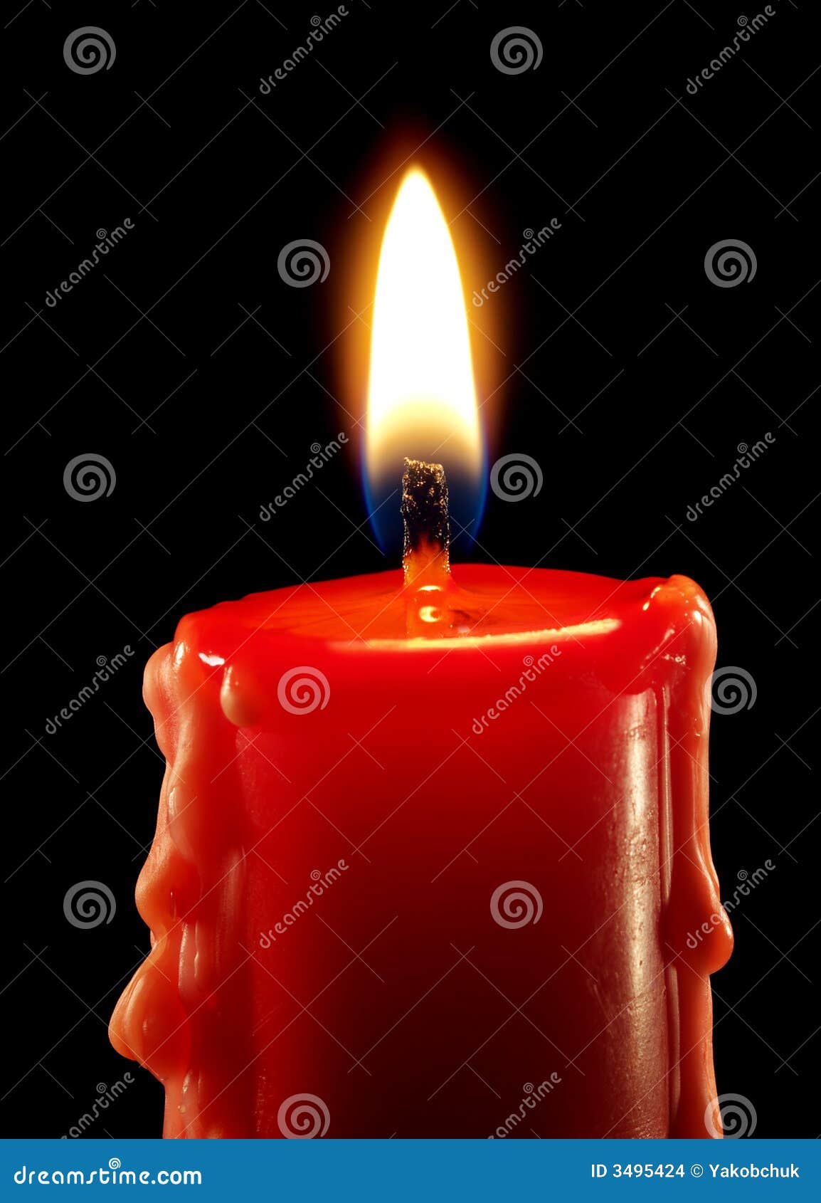 Kerze stockfoto. Bild von dekoration, brennen, kerzenlicht - 3495424