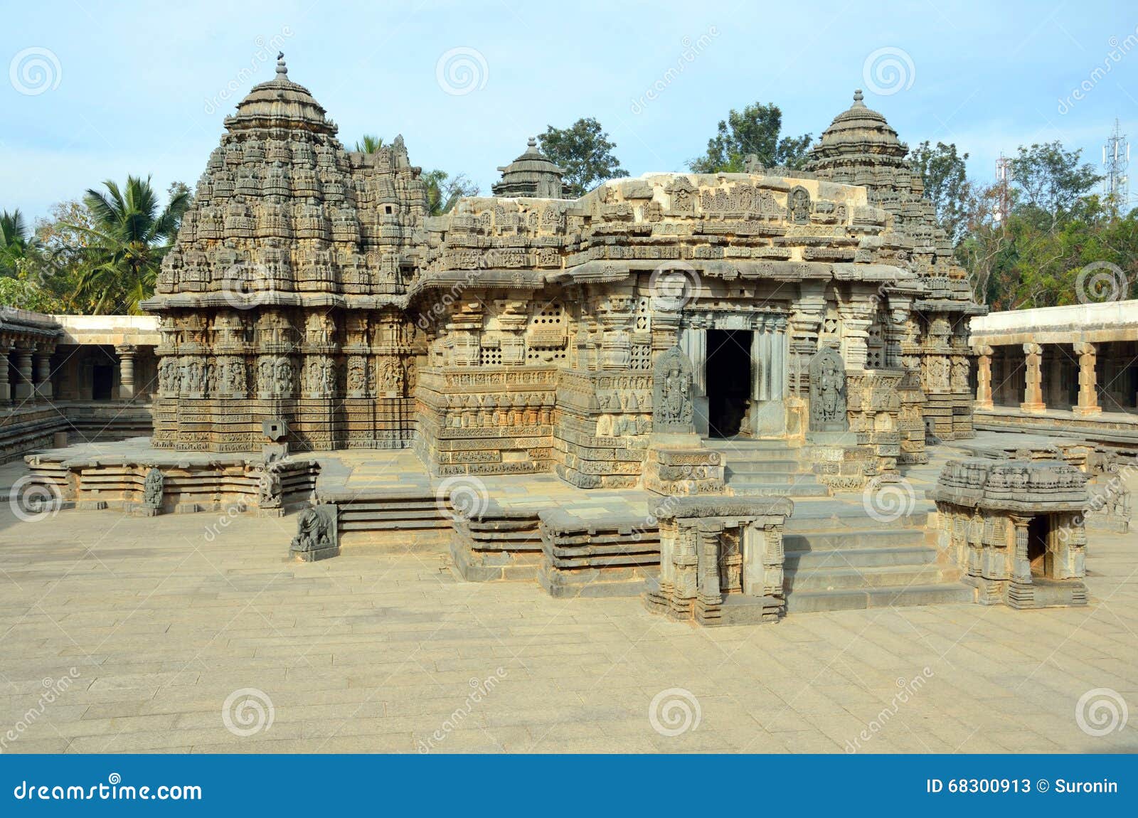 Keshava Temple stock image. Image of site, ruins, architecture - 68300913
