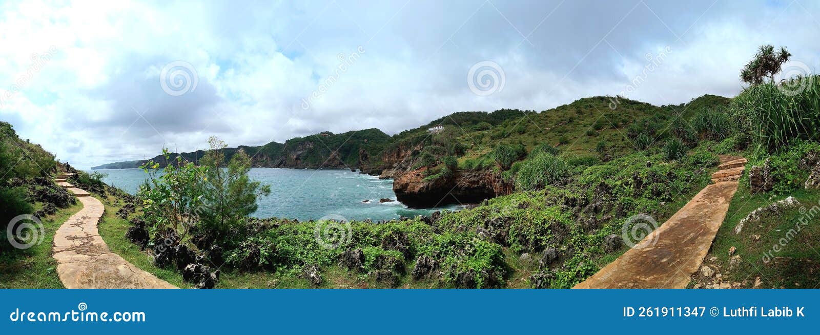 Kesirat Pristine Beach stock image. Image of pristine - 261911347