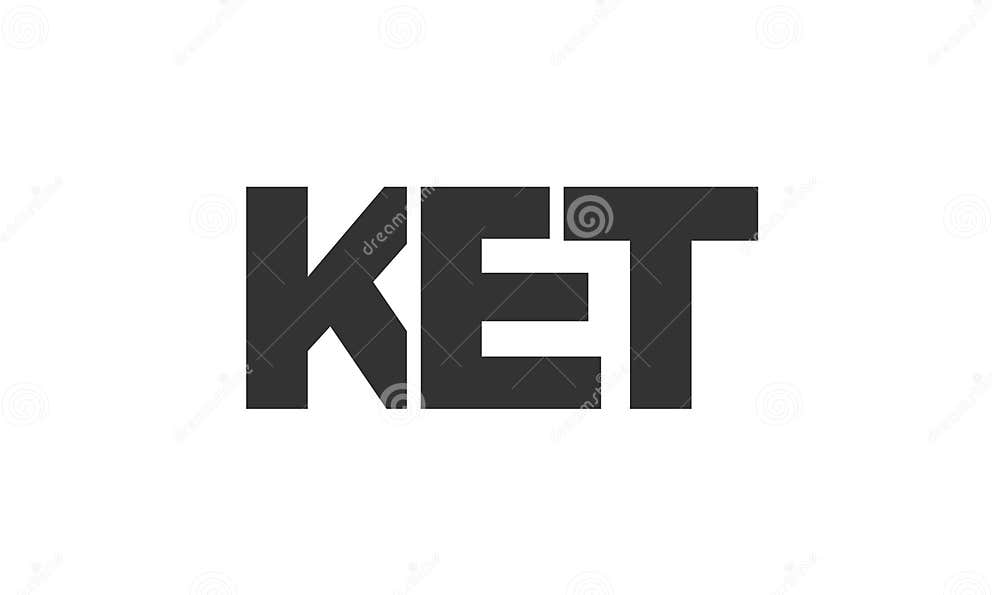 KET Logo Design Template with Strong and Modern Bold Text. Initial ...