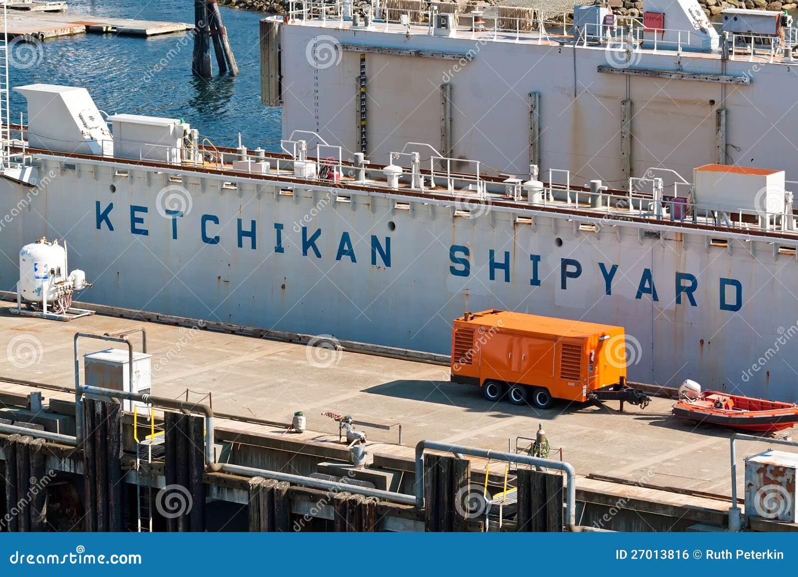 Ketchikan Shipyard stock photo. Image of industrial, ship - 27013816