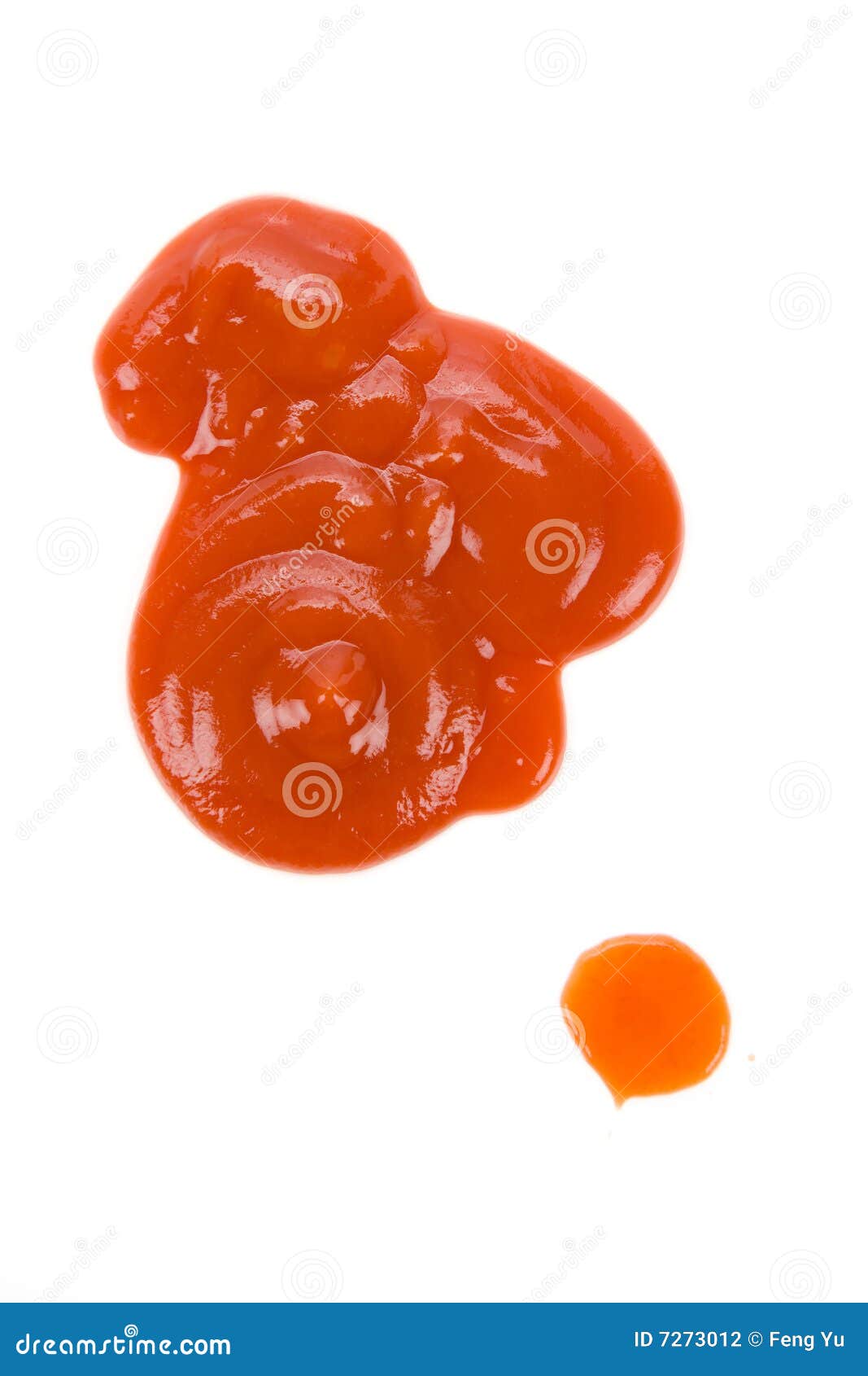 Ketchup Drop Isolated, Tomato Sauce Splash, Catsup Stain, Hot Puree ...