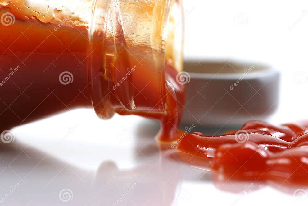 Ketchup stock image. Image of table, bottle, spicy, sauce - 7305595