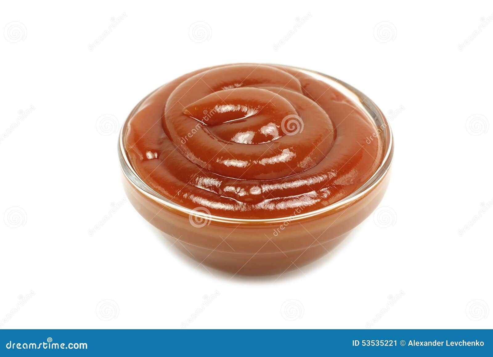 Ketchup in glass dish stock image. Image of sauce, healthy - 53535221