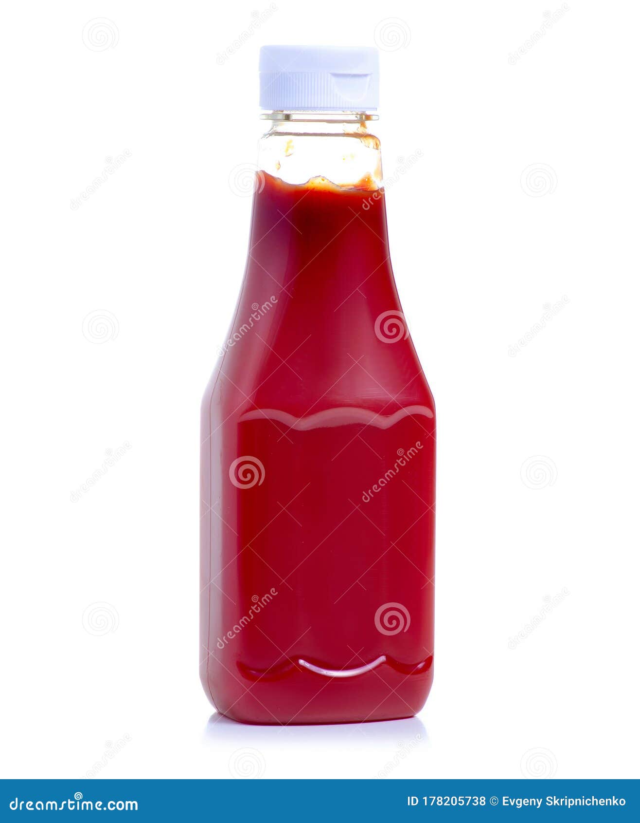 Ketchup in plastic bottle stock photo. Image of colors - 178205738