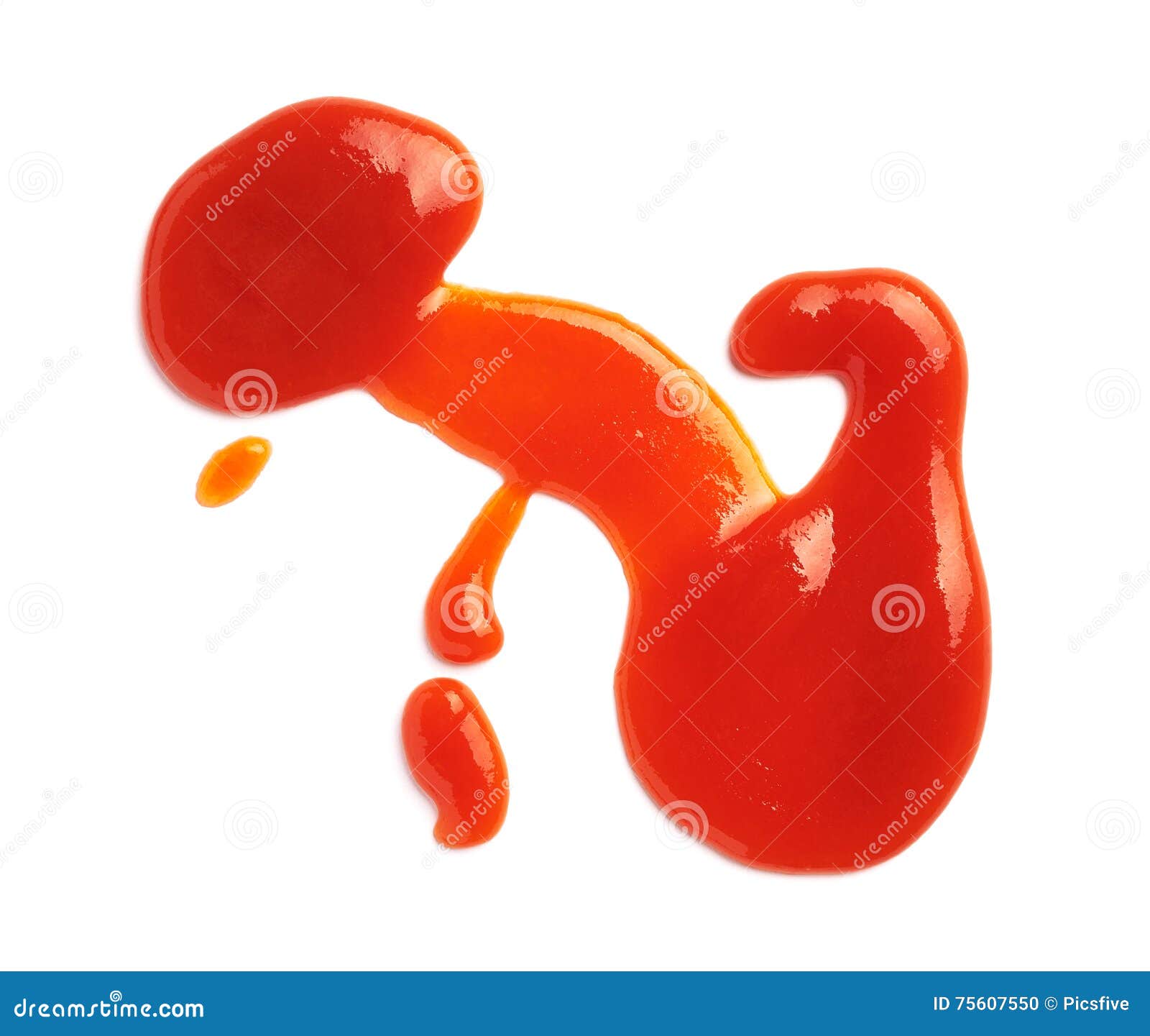 Ketchup stain fleck stock photo. Image of mess, bloody - 75607550