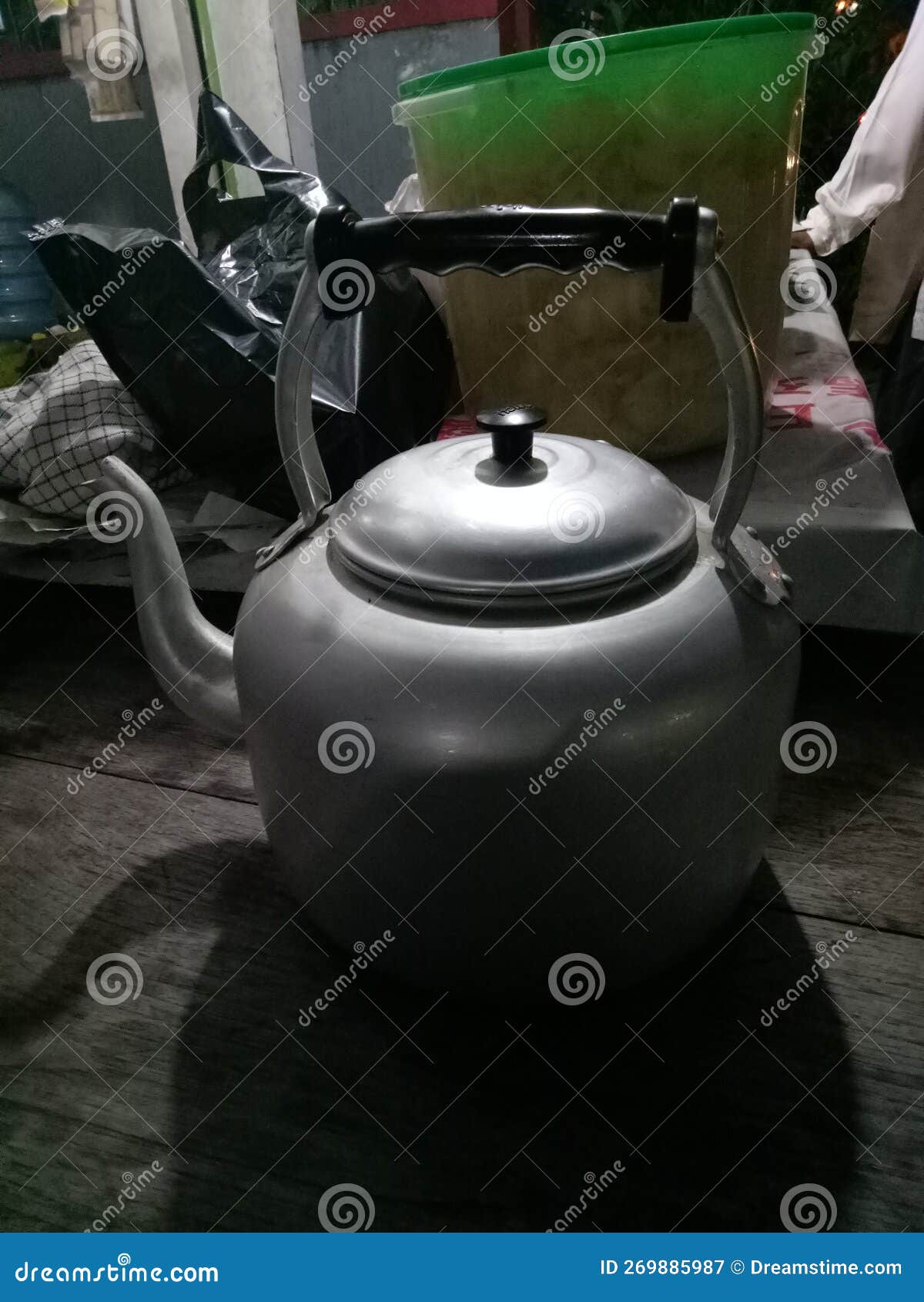 Ketel Hot Water Indonesia stock image. Image of light - 269885987