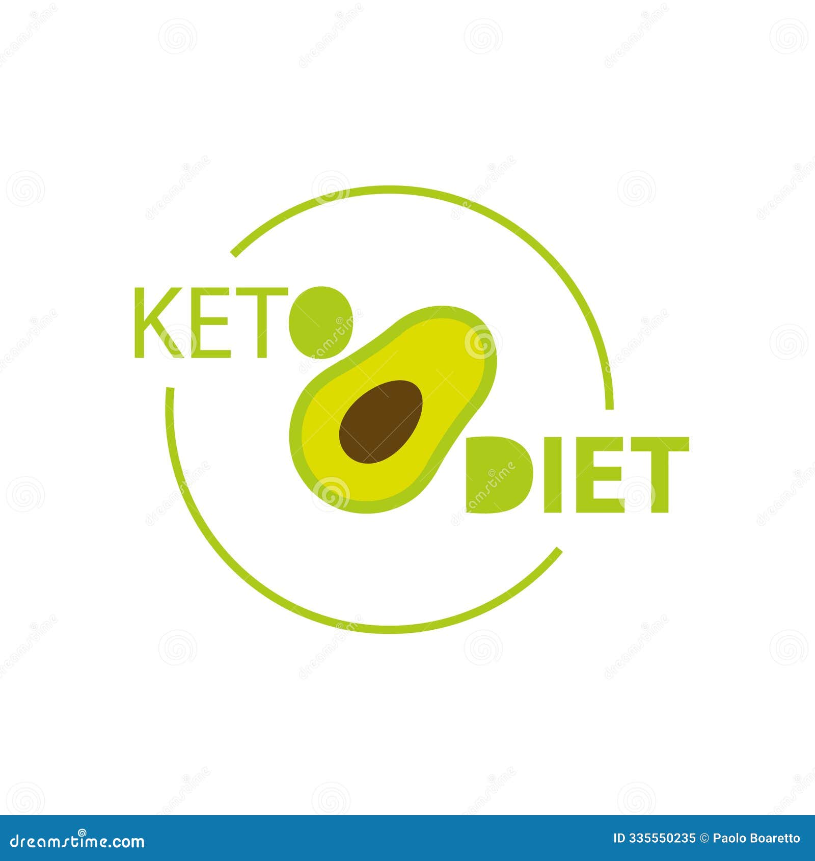 Keto Diet Icon Logo. Ketogenic Approved Sign Vector Icon Stock ...