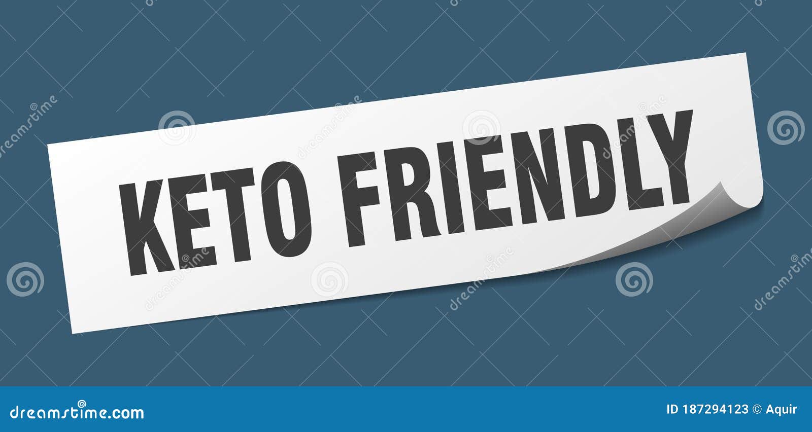 Keto Friendly Sticker. Keto Friendly Square Isolated Sign Stock Vector ...
