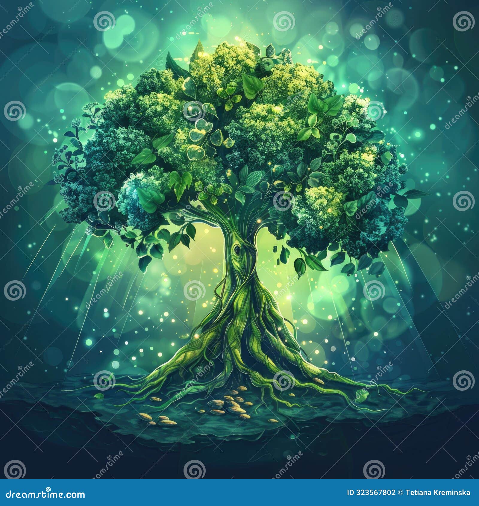 Keto Tree Avatar Symbolizing Growth and Wellness Stock Photo - Image of ...
