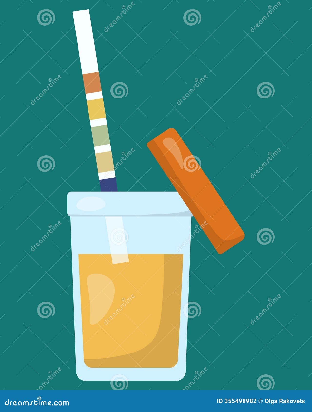 Ketone Test, a Paper Strip with Colored Squares for Testing Acetone ...