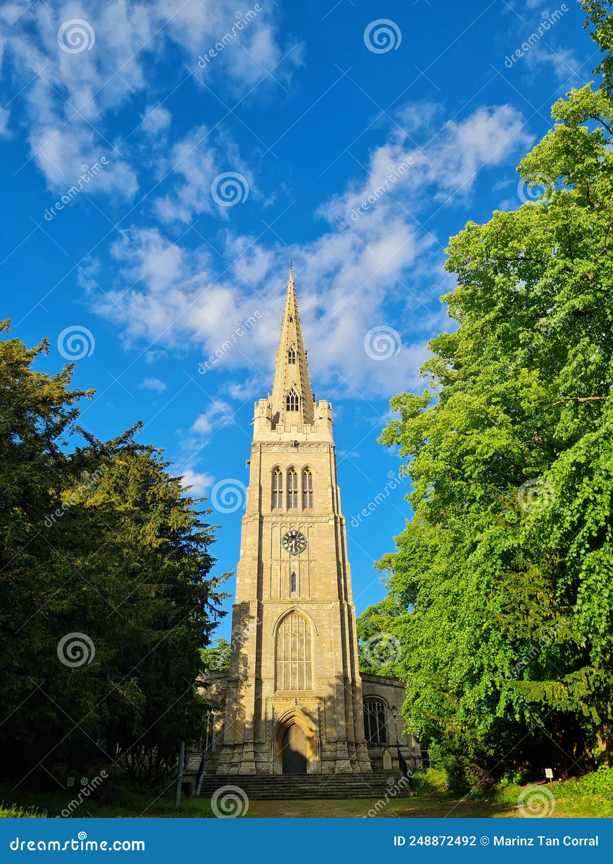 Kettering Church & X28;landmark& X29; Stock Photo - Image of town ...
