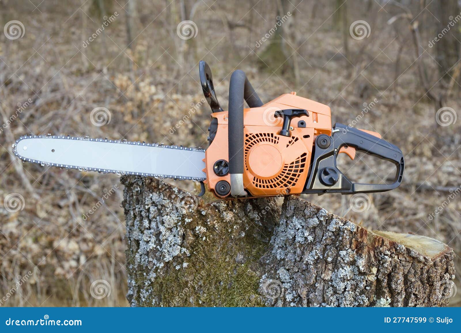 Kettingzaag stock afbeelding. Image of ketting, snijder - 27747599