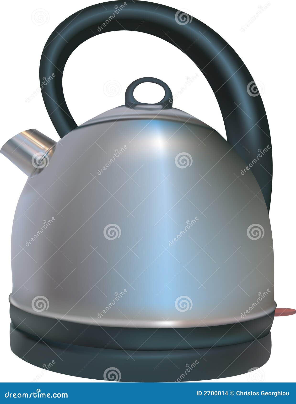 Kettle stock vector. Illustration of mesh, stylish, photorealistic ...