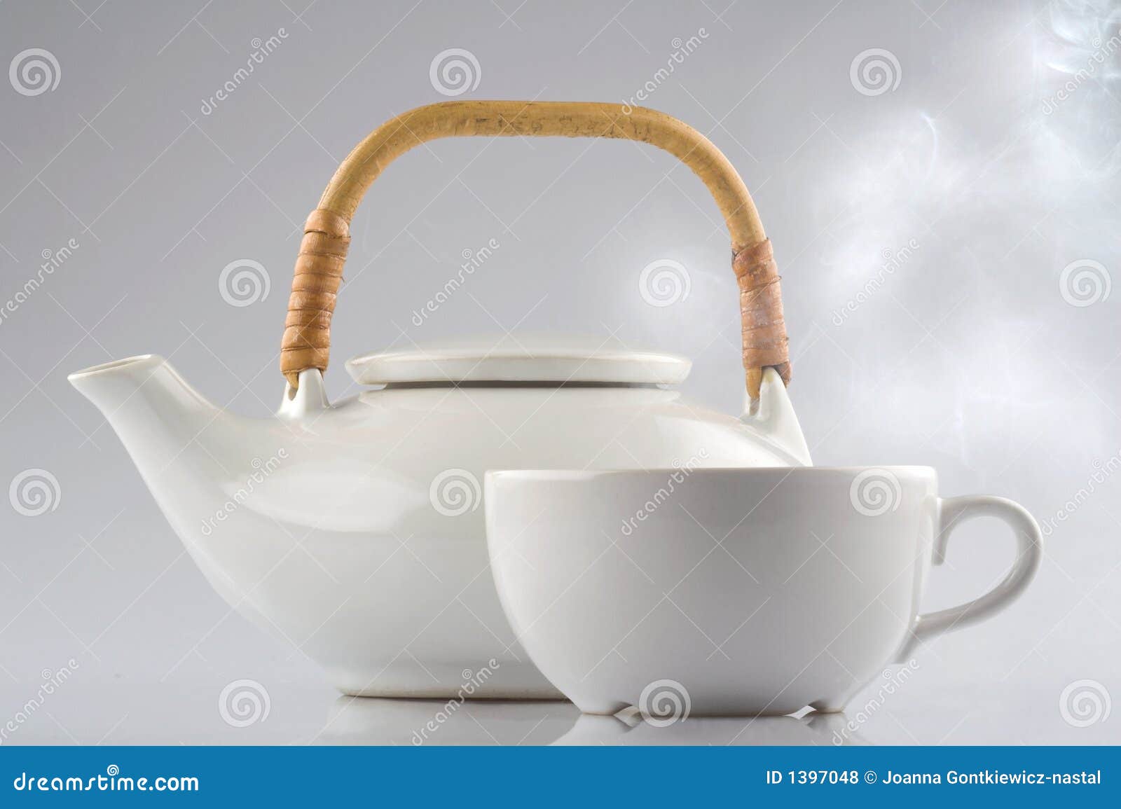 Kettle and cup stock photo. Image of craft, teapot, water - 1397048