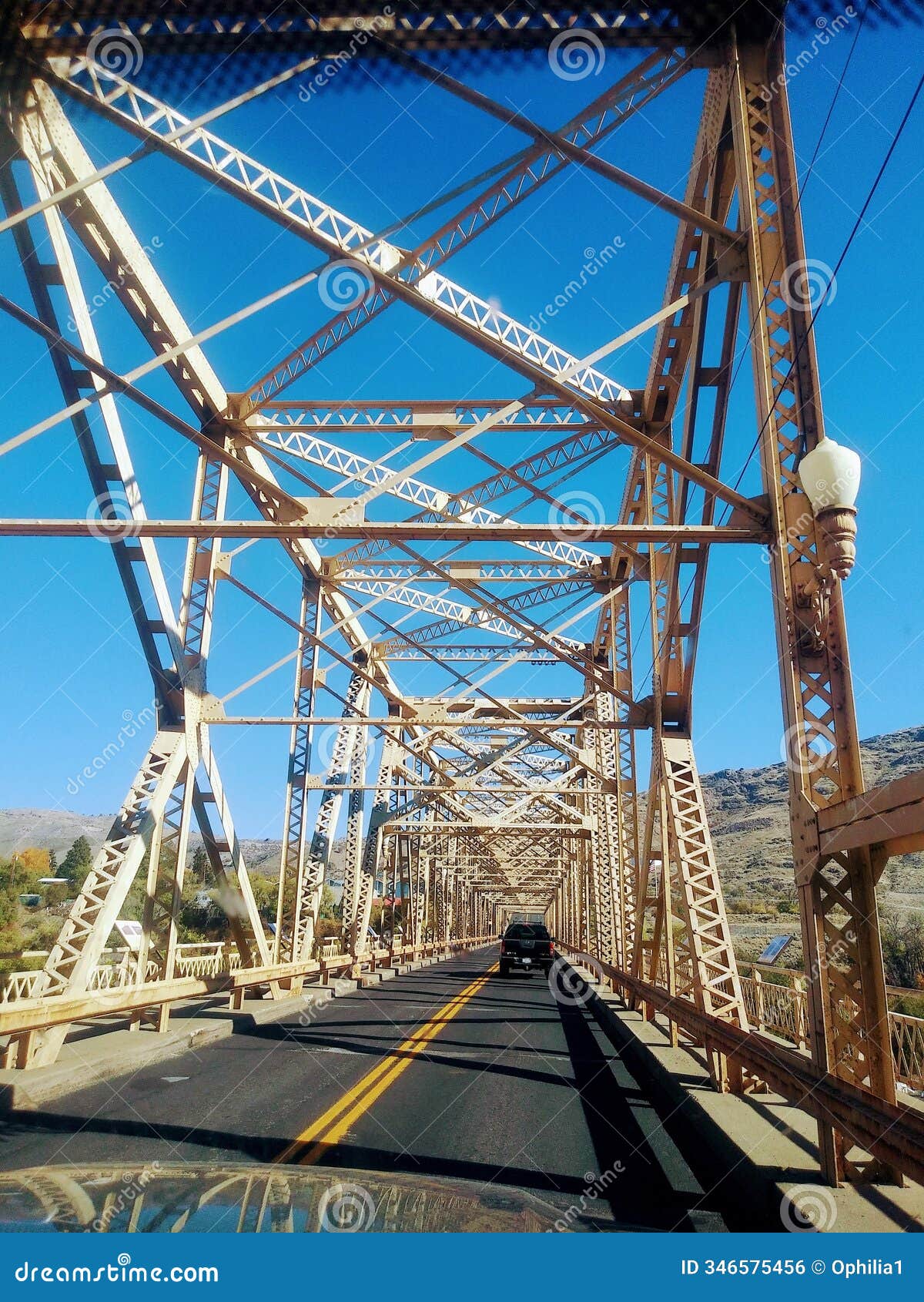Kettle Falls Bridge stock photo. Image of architecture - 346575456