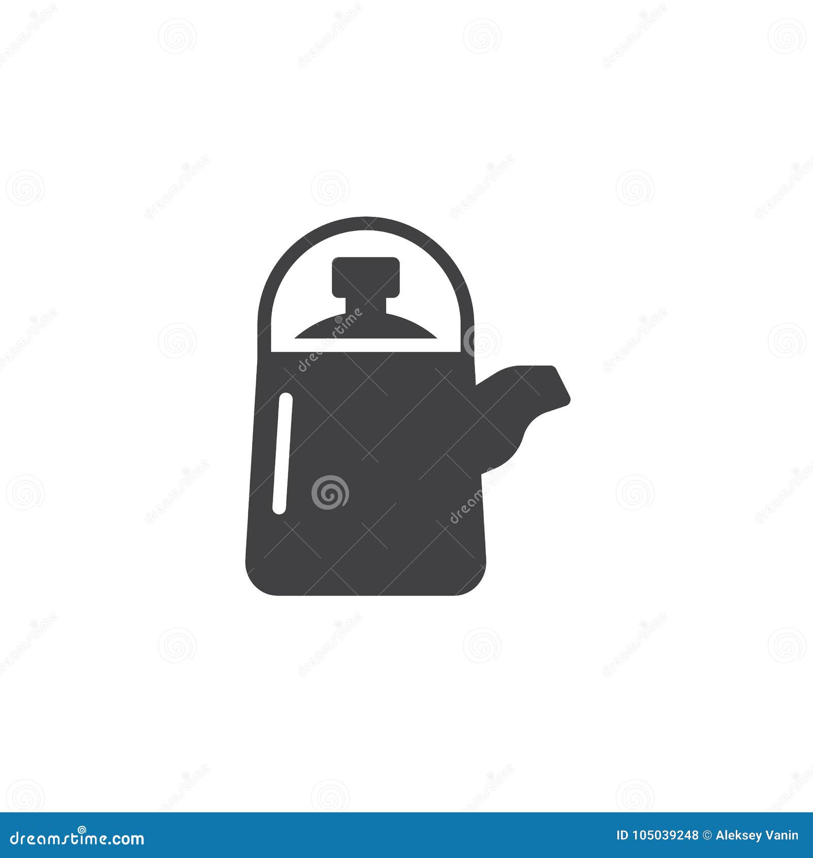 Kettle icon vector stock vector. Illustration of logo - 105039248