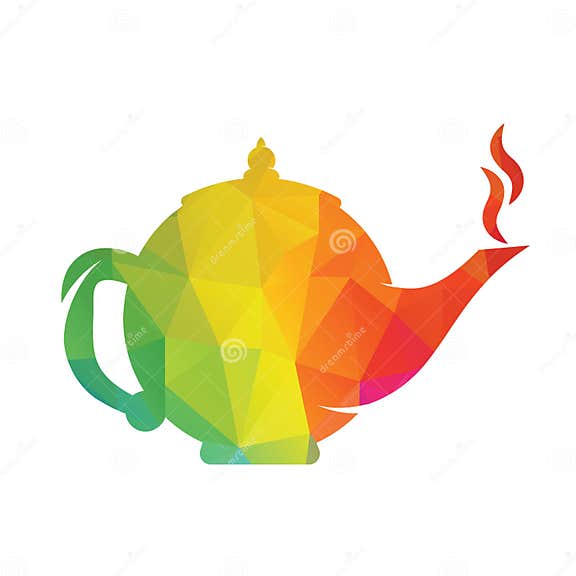 Kettle Logo Concept Design. Stock Illustration - Illustration of smoke ...