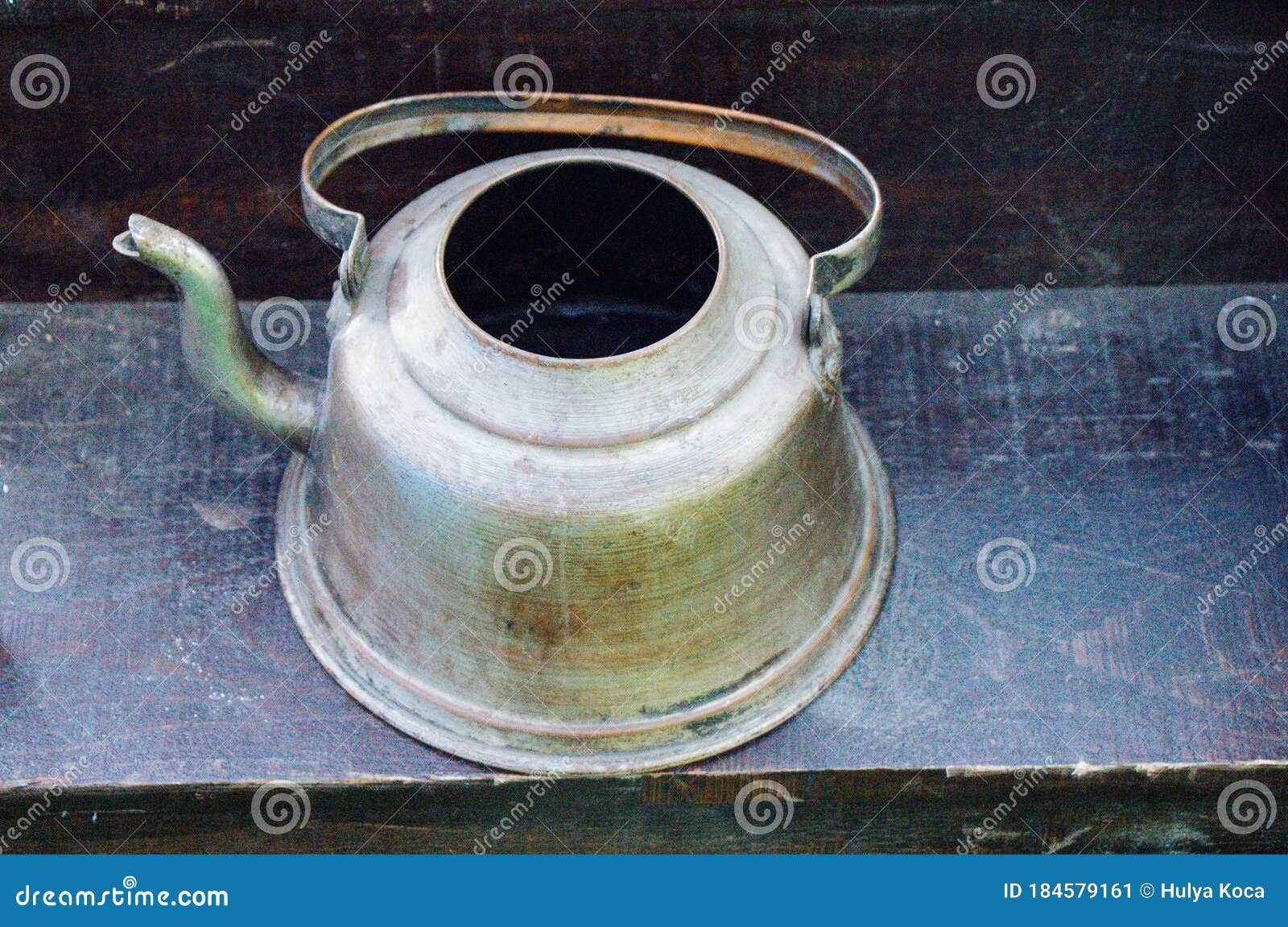 Kettle Made in a Traditional Style Stock Image - Image of decorative ...