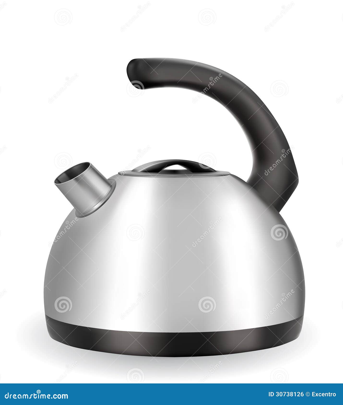Kettle stock vector. Illustration of boil, object, dishes - 30738126
