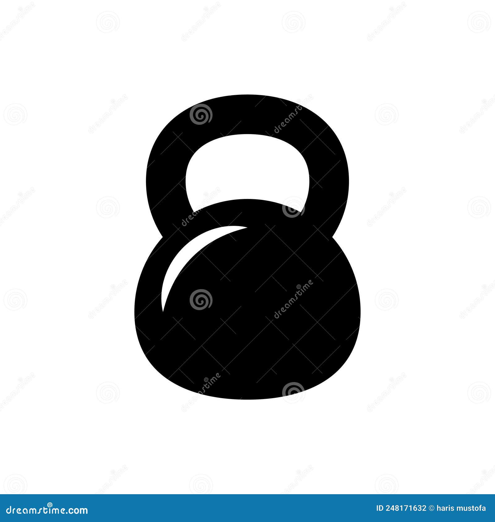 Kettlebell Icon Design Template Vector Illustration Stock Illustration ...