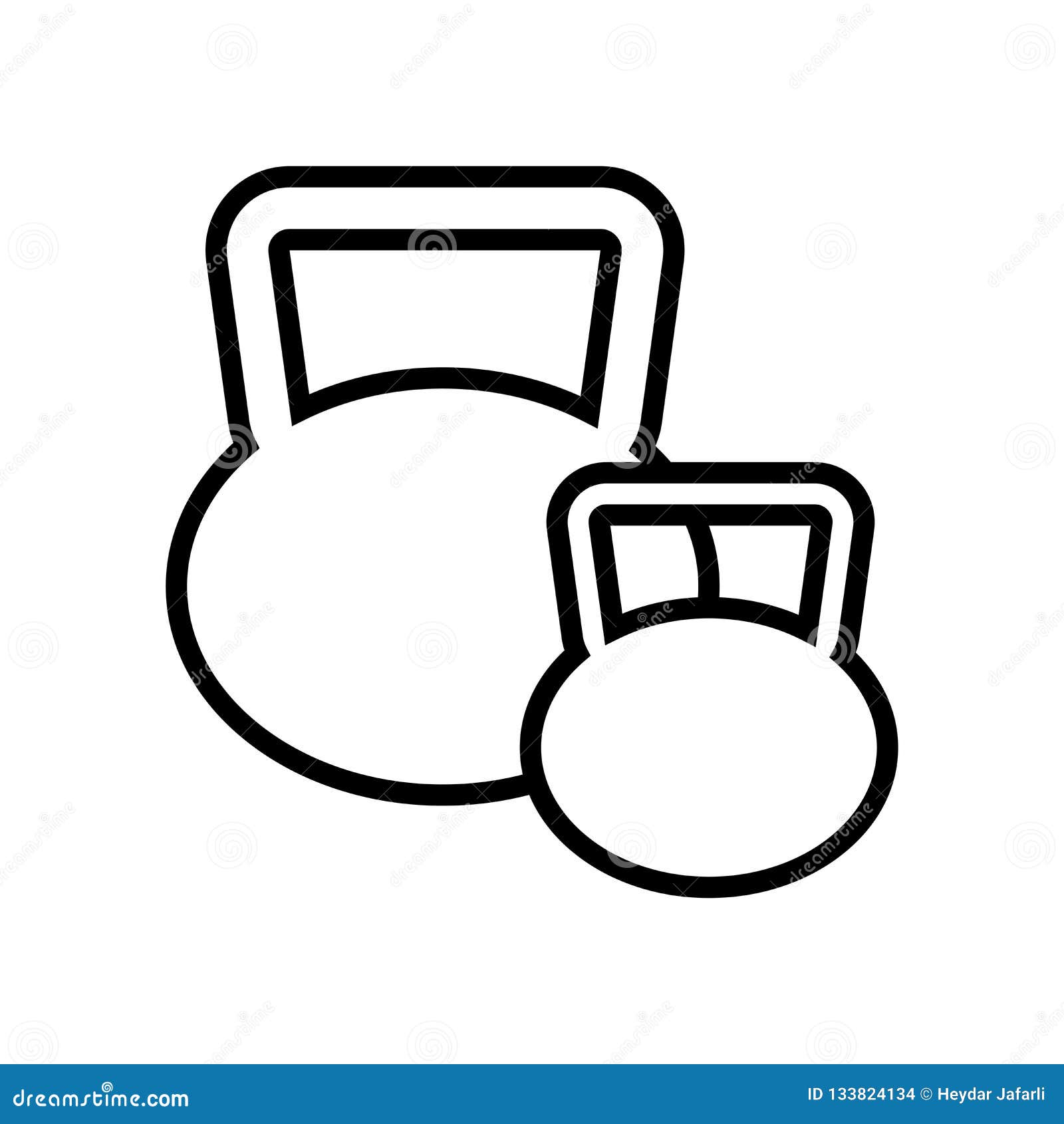 Kettlebell Icon Vector Sign and Symbol Isolated on White Background ...