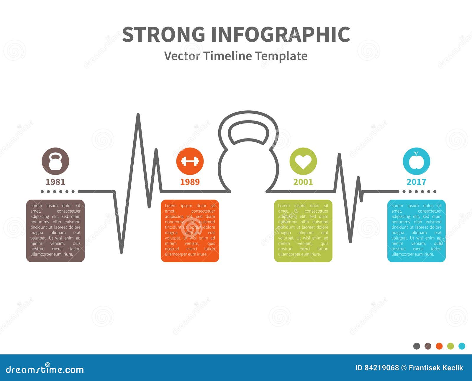 Kettlebell infographic illustration de vecteur. Illustration du ...