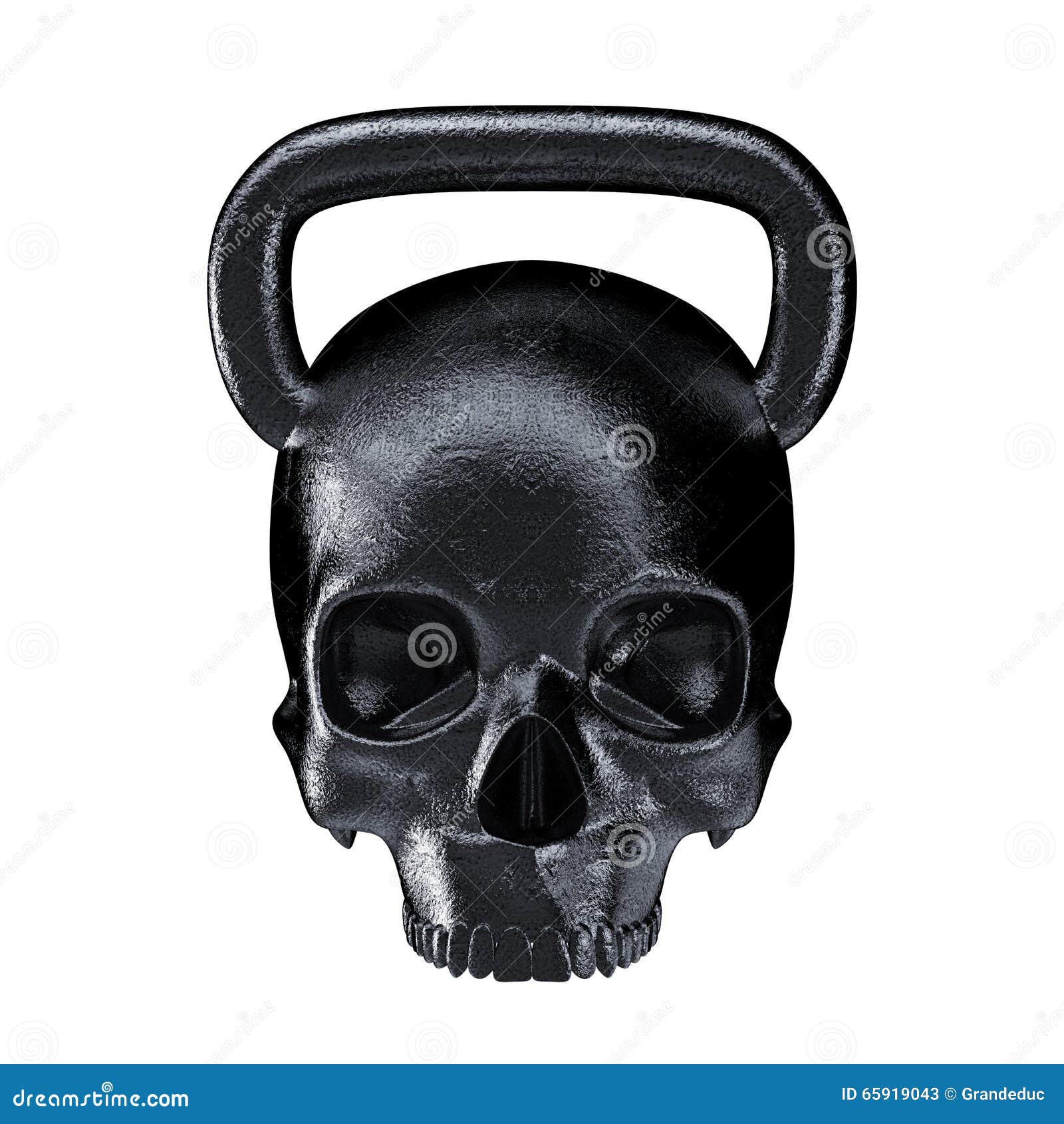 Kettlebell skull metal stock illustration. Illustration of kettle ...