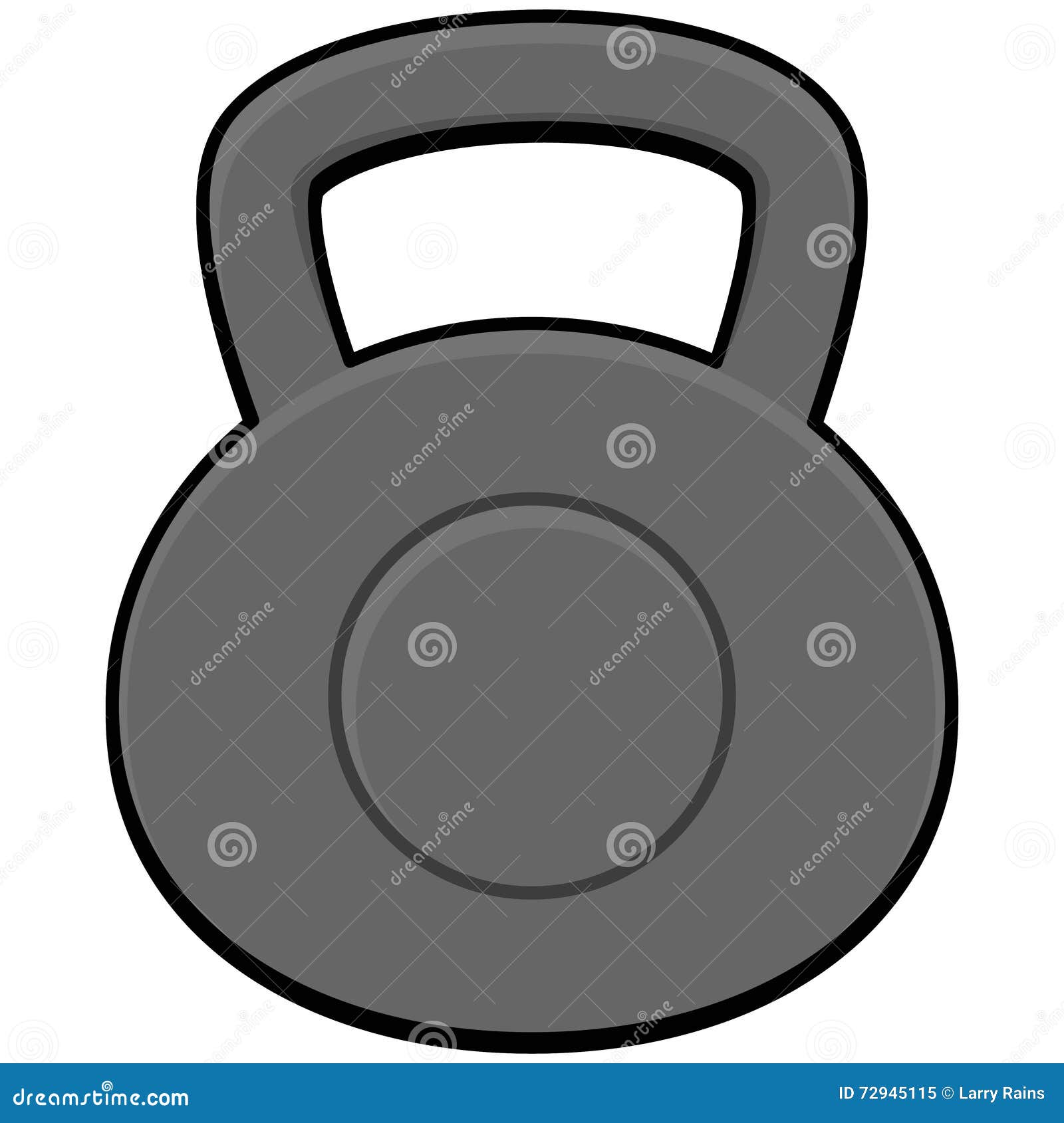 Kettlebell stock vector. Illustration of bell, training - 72945115