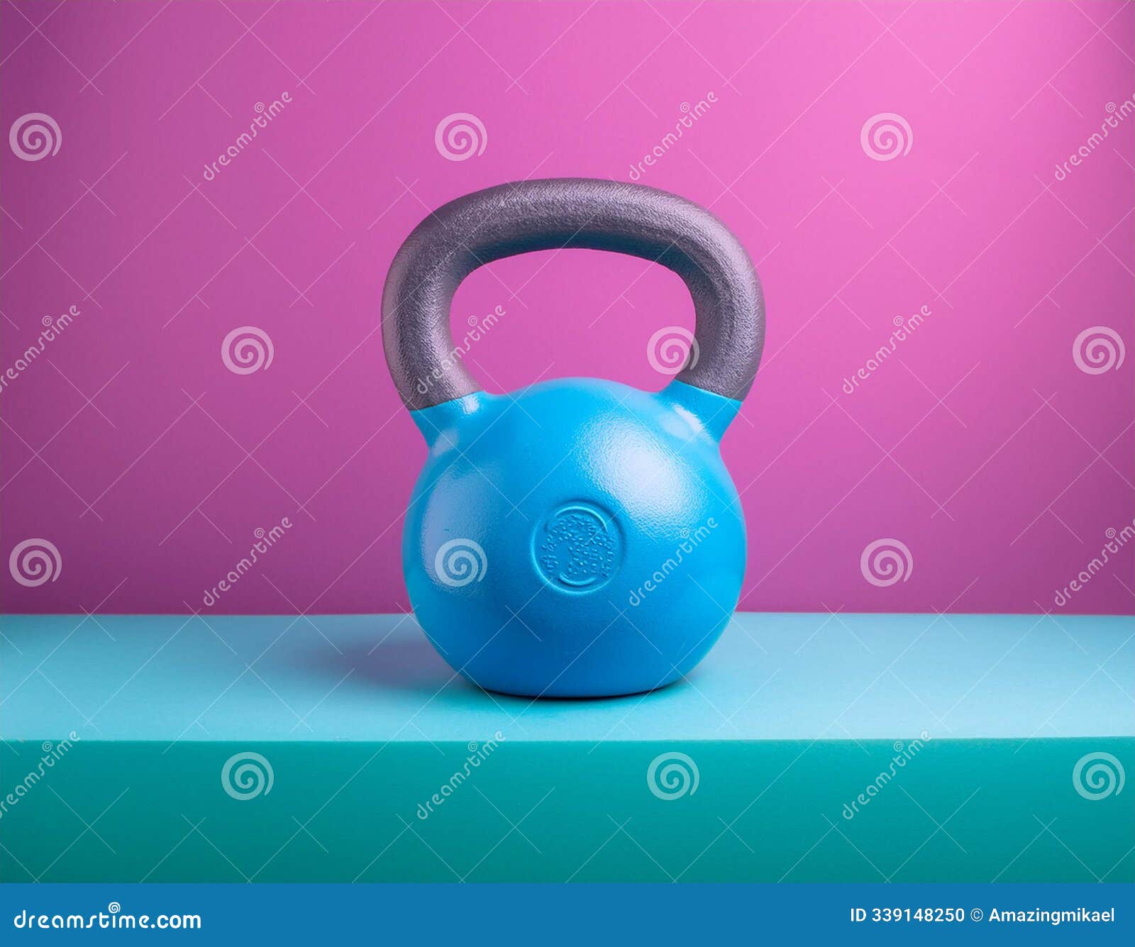 Kettlebell Weight Lifting Workout Object Studio Shot Stock Photo ...