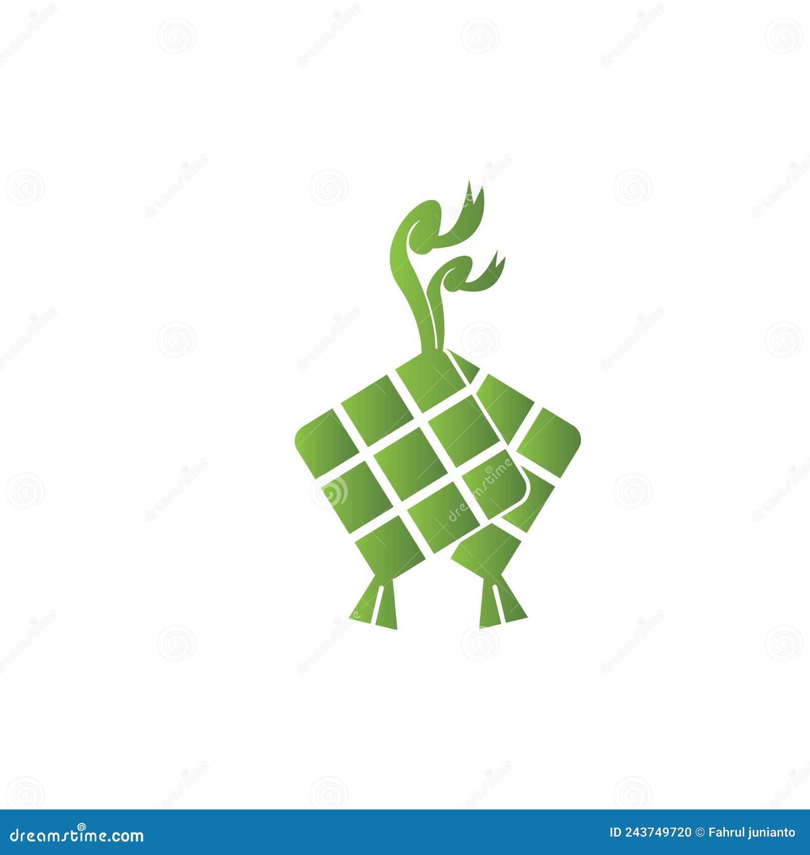 Ketupat Lebaran Idul Fitri Logo Vector Template | CartoonDealer.com ...
