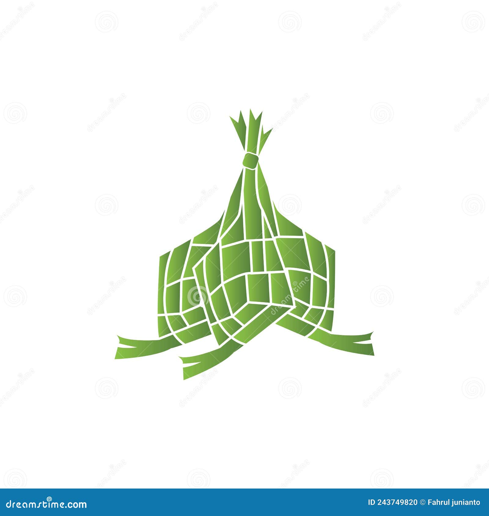 Ketupat Lebaran Idul Fitri Logo Vector Template Stock Image ...