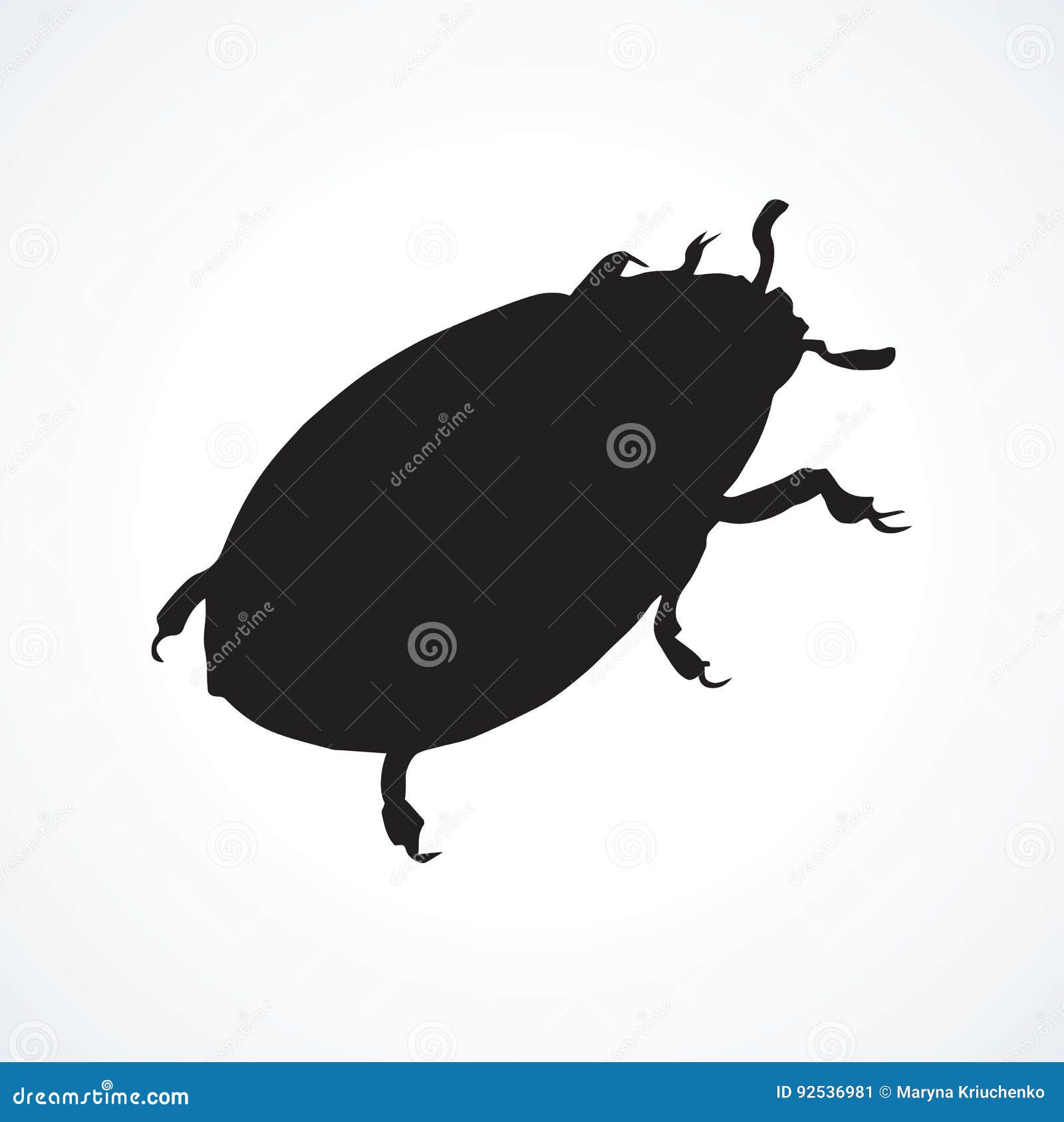 Kever Vector tekening vector illustratie. Illustration of leven - 92536981