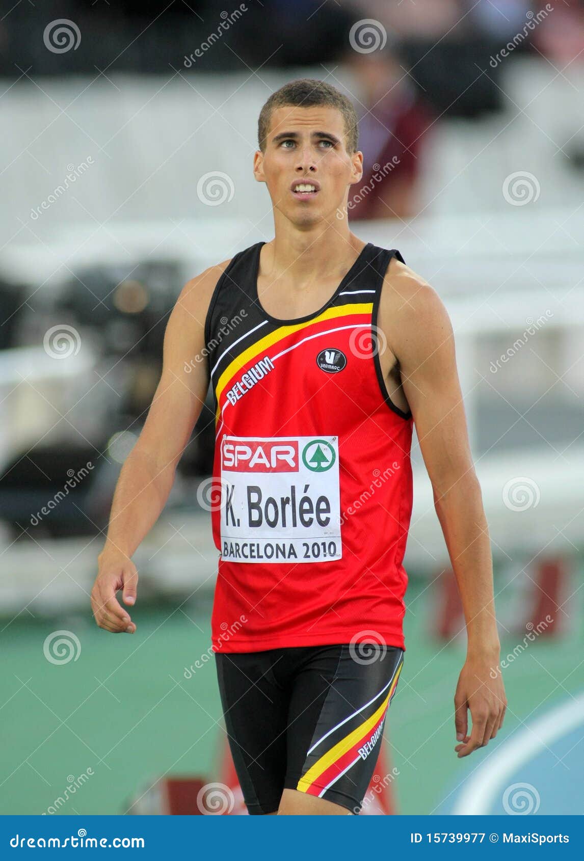 Kevin Borlee of Belgium editorial photography. Image of competitor ...