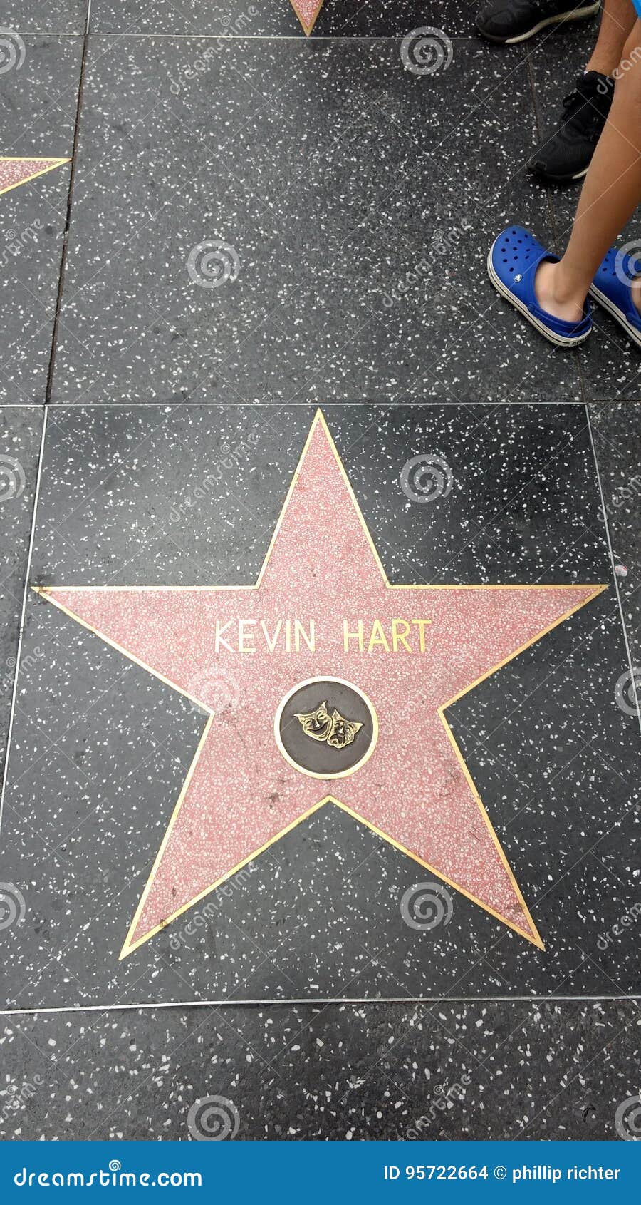 Kevin hart work of fame editorial stock image. Image of angeles - 95722664