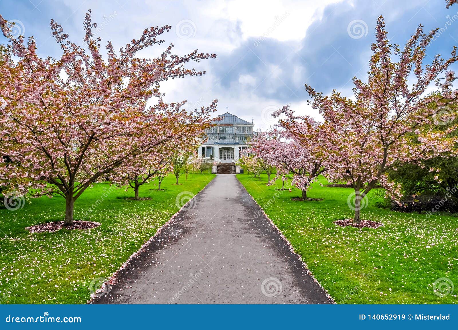 Kew Botanical Garden in Spring, London, UK Stock Image - Image of ...
