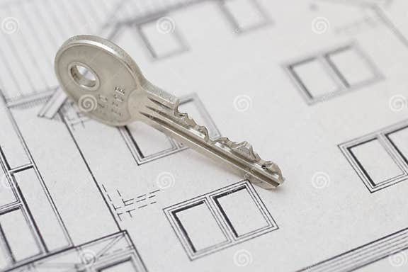 Key stock image. Image of building, plan, owner, drawing - 642065