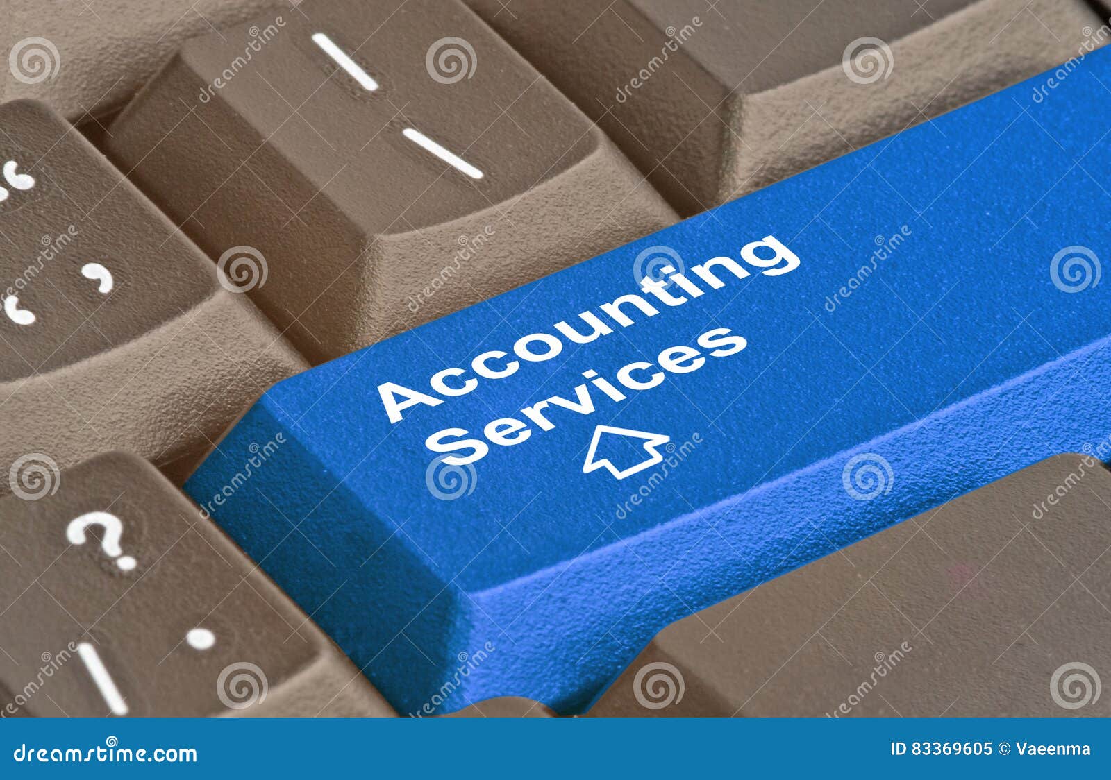 Key for Accounting Services Stock Image - Image of compensation ...