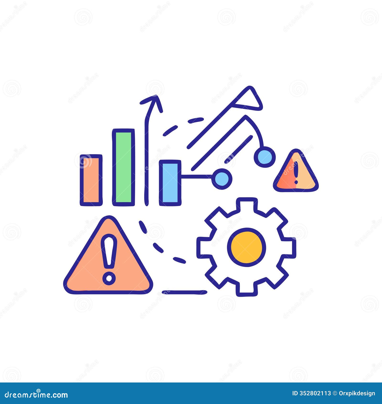 Key Aspects of Risk Response Strategies Stock Vector - Illustration of ...