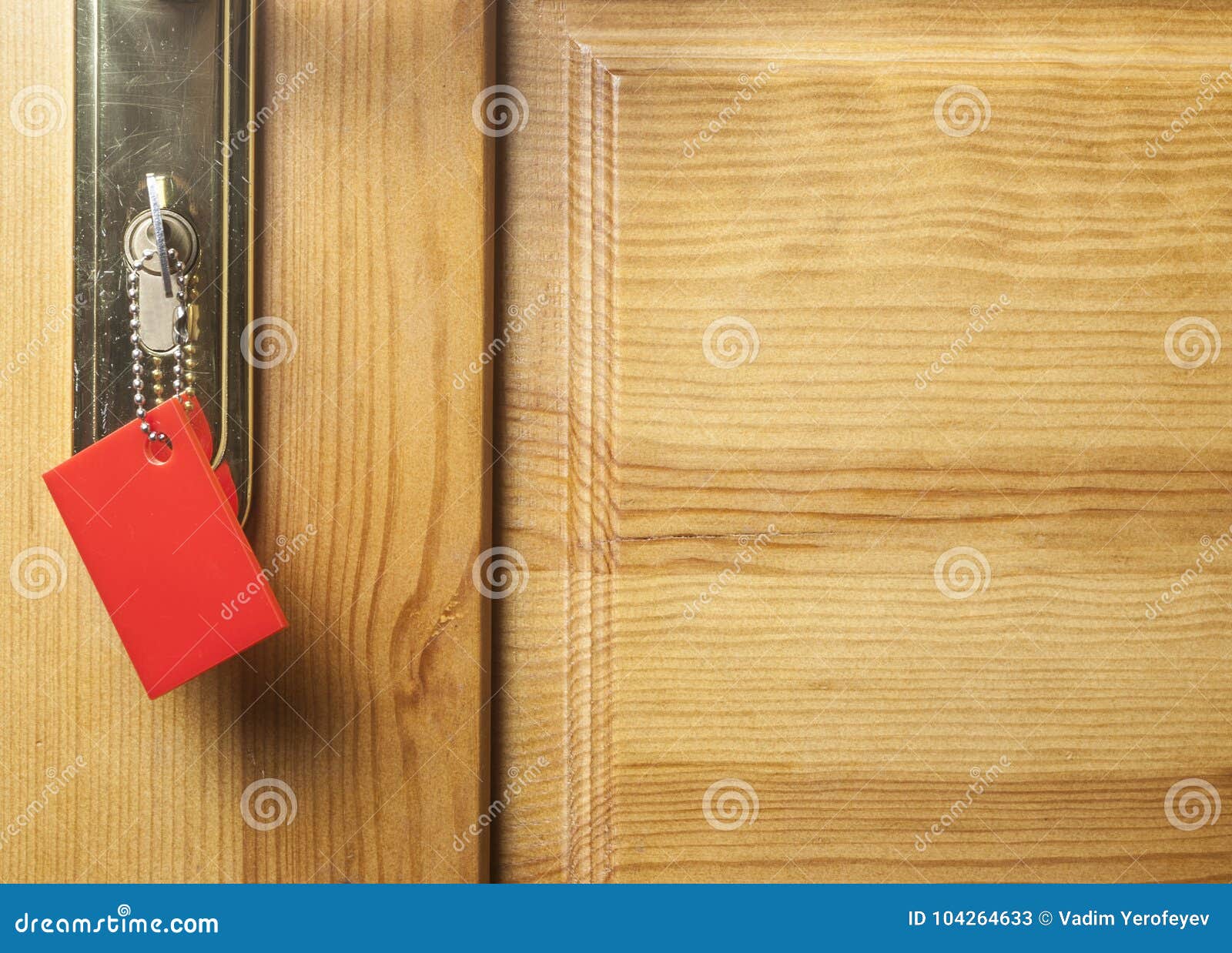 Key with blank tag stock image. Image of lock, number - 104264633