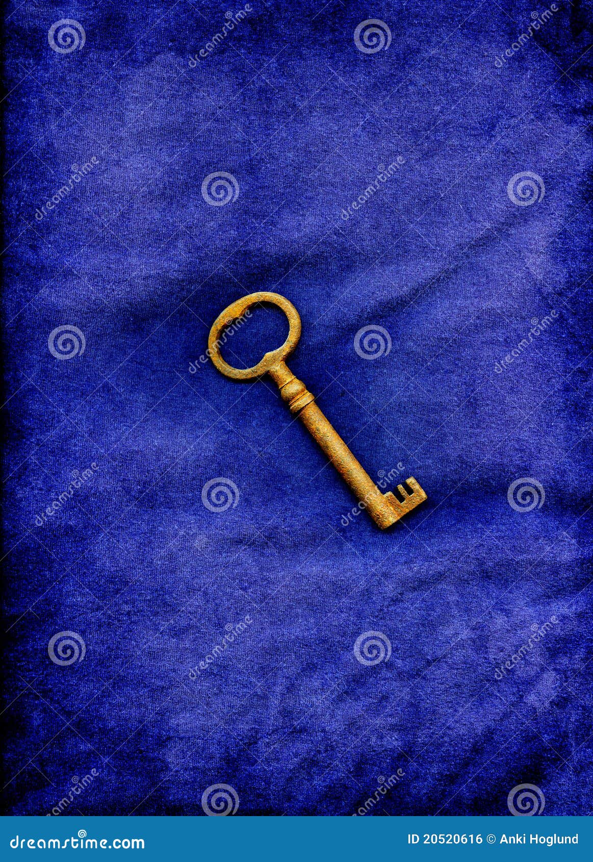 Key on blue stock photo. Image of symbolic, color, royal - 20520616