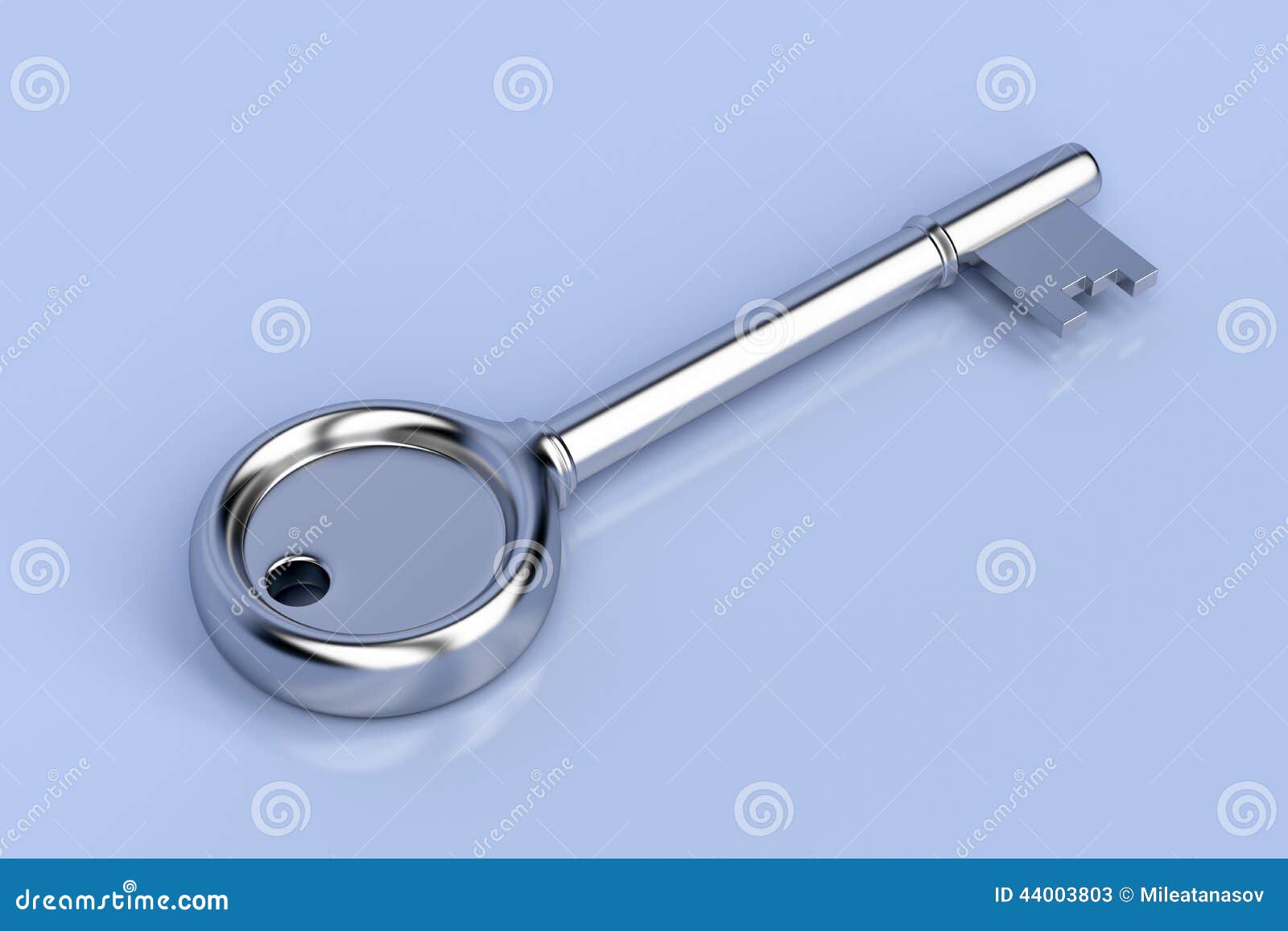 Key on blue background stock illustration. Illustration of lock - 44003803