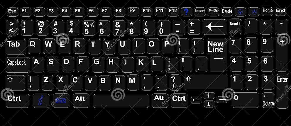 Key board stock illustration. Illustration of icon, business - 66980757